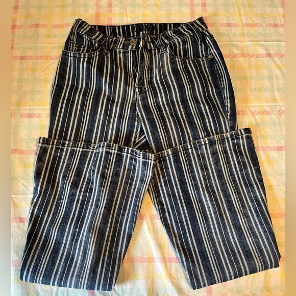 Rock & Roll Denim | Jeans | Rick And Roll Denim Striped Flare Leg Jeans ...